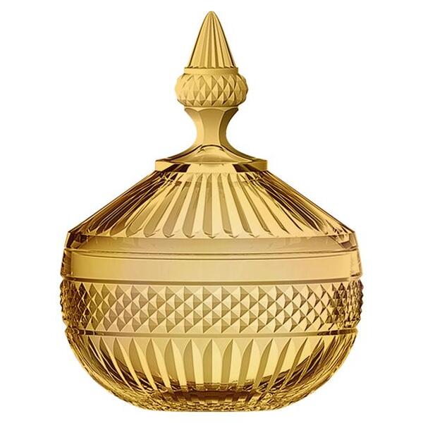 Potiche Palace Em Cristal D12xa16,7cm Cor Ambar Luster | Leroy Merlin