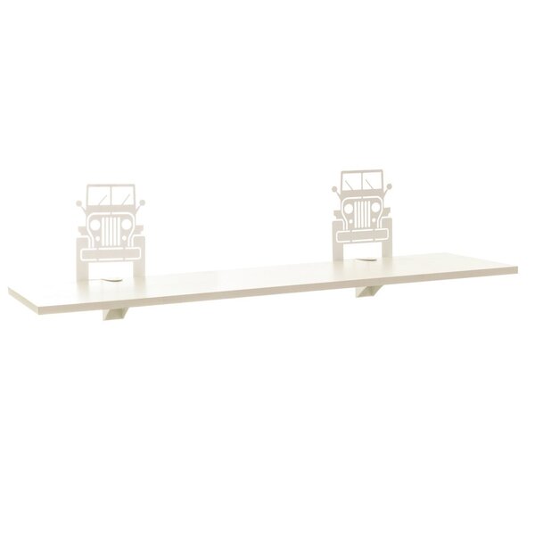 Prateleira Decorativa Jeep Branco Branco | Leroy Merlin