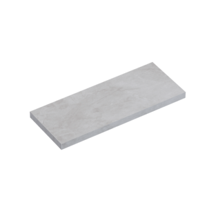 Prateleira em Porcelanato 5x100x40cm Grande Cinza Pulpis Cozimax ...