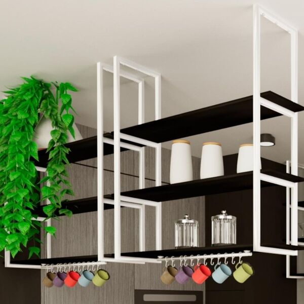 Prateleira Industrial Tripla Teto Ou Parede 80cm Bp Un | Leroy Merlin