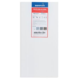 Prateleira Retangular Bemfixa Branco 60x30cm - 86023 | Leroy Merlin