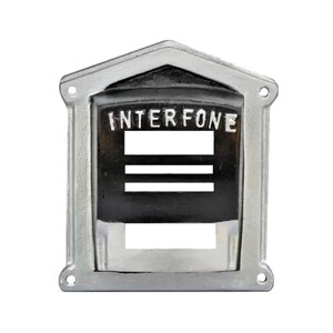 Protetor Interfone Caixa Em Alumínio Fundido N02 Prata | Leroy Merlin