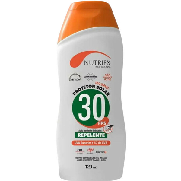 Protetor Solar Fps 30 Com Repelente 120 Ml Nutriex | Leroy Merlin