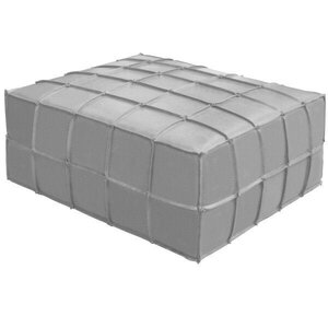 Puff 0400 Minneapolis Leather Matte Grey | Leroy Merlin