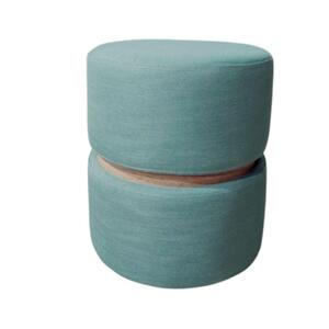 Puff Belt Redondo Com Linho Verde | Leroy Merlin