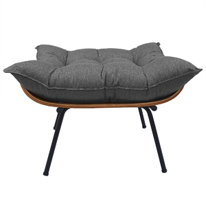 Puff Costela - Moveis Roperi - Linho Grafite | Leroy Merlin