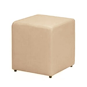 Kit 02 Puff Banqueta Redondo Para Sala E Quarto Linho Bege - Wed Decor ...
