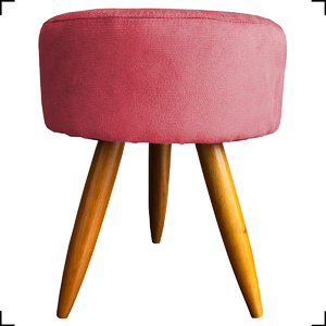 Puff Decorativo E Moderno Opala Com Pés Palito Em Veludo | Leroy Merlin