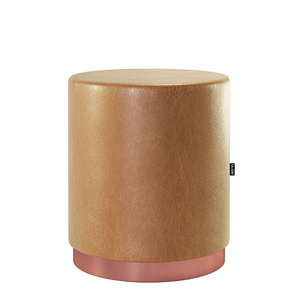 Puff Decorativo Redondo Denver Corano Amarula - Sheep Estofados ...