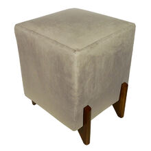 Puff Decorativo Cru Em Veludo 50cm Konfor | Leroy Merlin