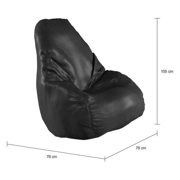 Puff Fofo Preto | Leroy Merlin