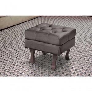Puff Móveis Trida Jade Suede Marrom 42x42cm | Leroy Merlin