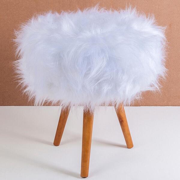 Puff Puf Decorativo Tumir Pelo Sintetico Sone | Leroy Merlin