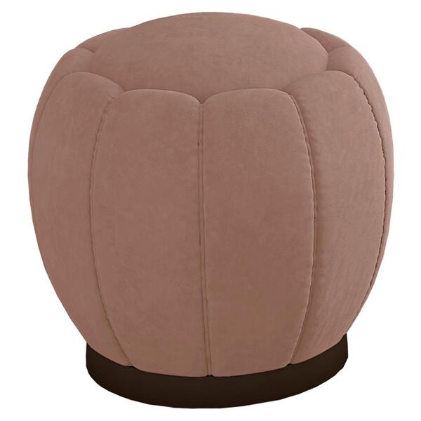 Puff Puf Para Sala Base Metal Chocolate Tull Veludo Peer | Leroy Merlin