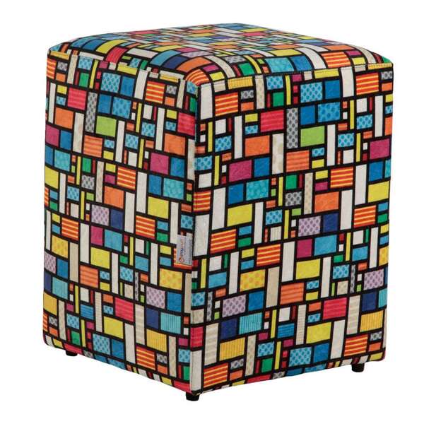 Puff Quadrado Cubo Suede Cores Colorido | Leroy Merlin