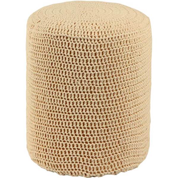 Puff Round Crochê - Stay Puff - Cru | Leroy Merlin