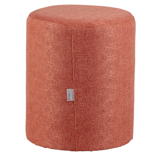 Puff Redondo Round Jacguard Rosa | Leroy Merlin