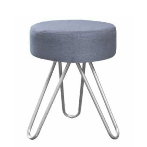 Puff Santiago Spazzio Móveis Cinza Cestaplus | Leroy Merlin