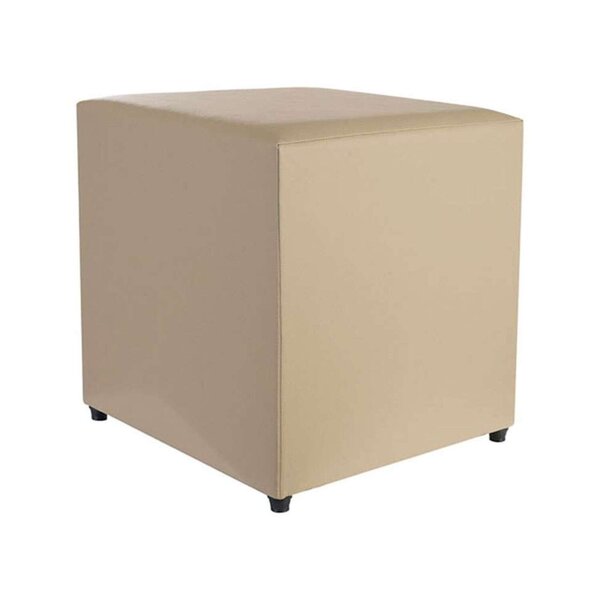 Puff Studio 40x40x40 Cm Courino Sem Rodizios Bege Bege | Leroy Merlin