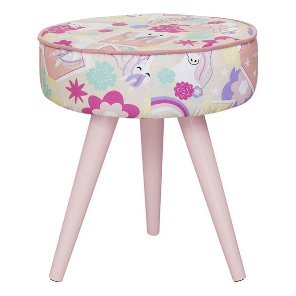 Puff Tripé Unicórnio Spazzio - Quartzo Rosa | Leroy Merlin