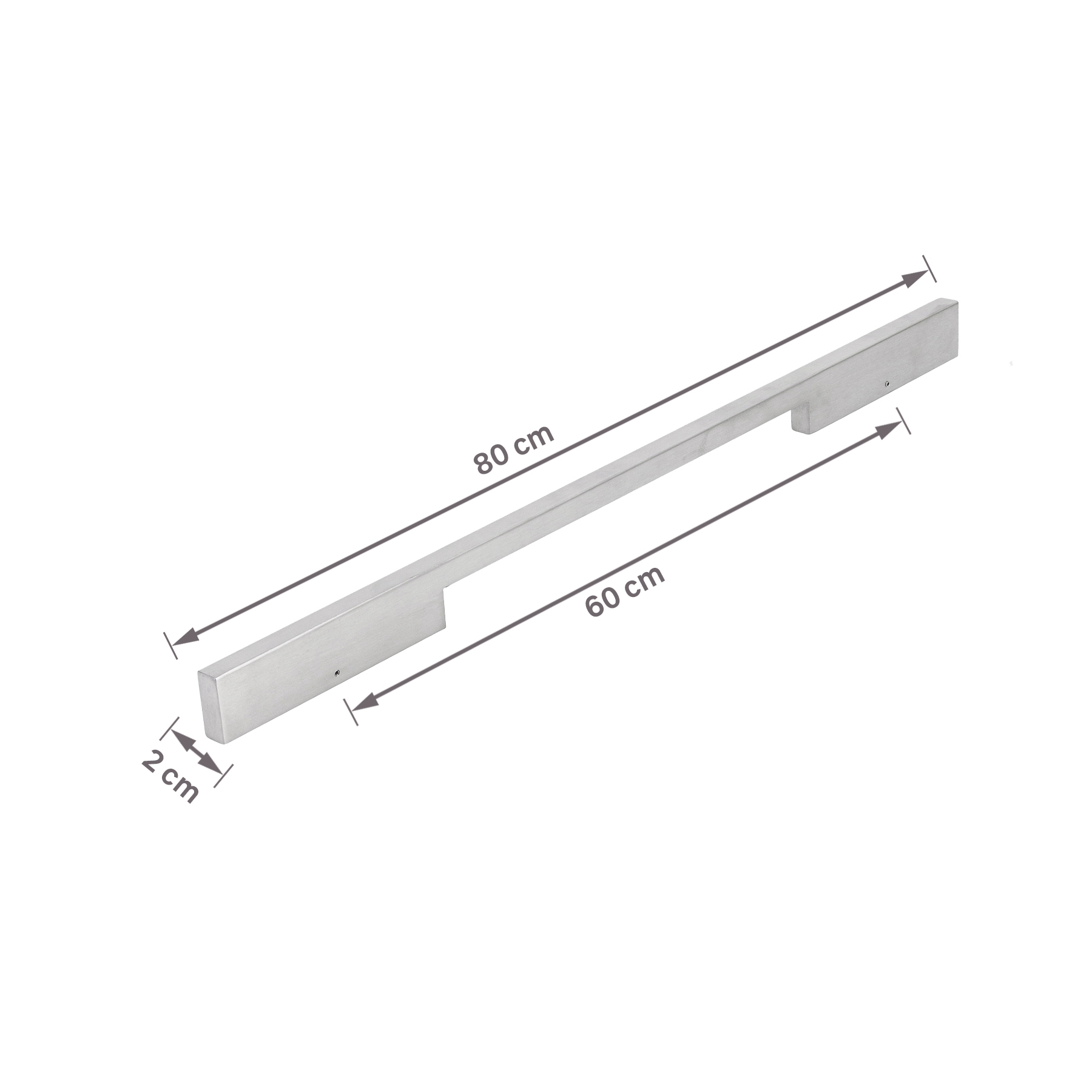 Puxador de Porta Pivotante e de Correr de Madeira Vidro e Aço em Aço ...
