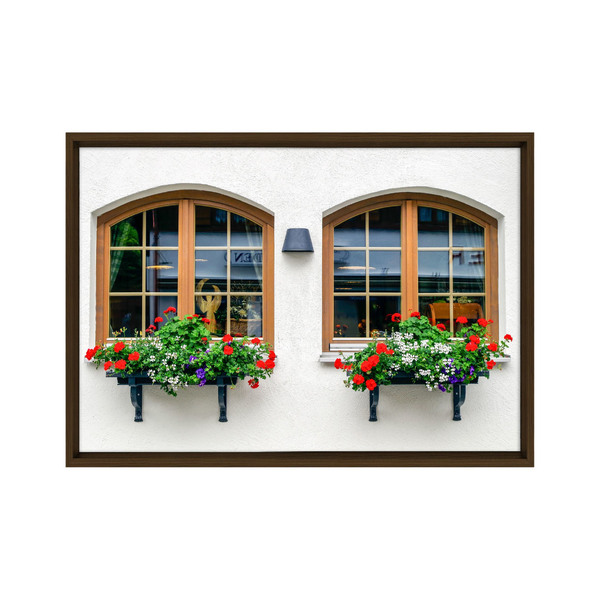 Quadro Decorativo Cidade e Arquitetura Barroco com Moldura Freijó ...