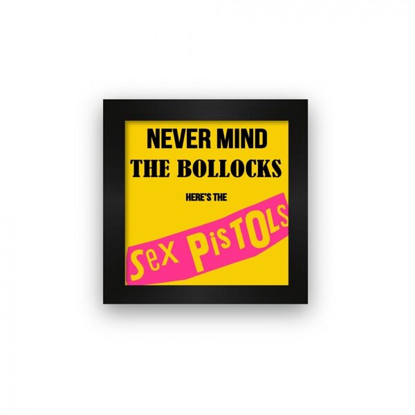 Quadro Azulejo Com Moldura Sex Pistols Never Mind Leroy Merlin