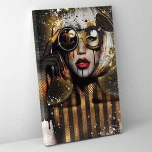 Quadro Chanel Exclusivo Dourado - 1 Tela | Leroy Merlin