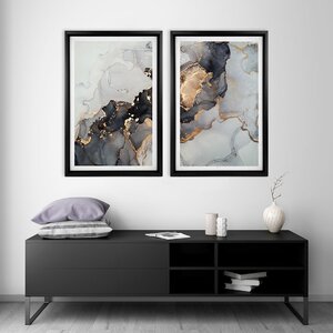Quadro Com Moldura Chanfrada Abstrato | Leroy Merlin