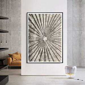 Quadro Com Moldura Chanfrada Efeito Madeira | Leroy Merlin