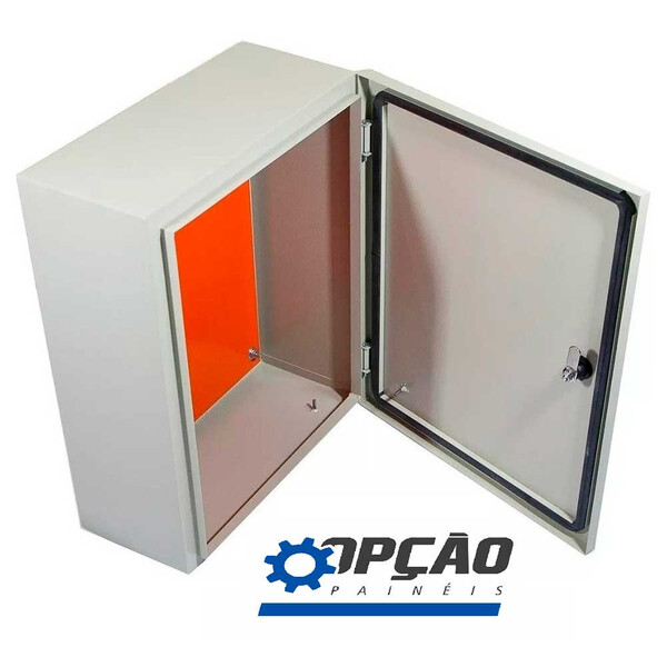 Quadro Comando 40x30x20 Com Flange Caixa Montagem Painel Opção | Leroy ...