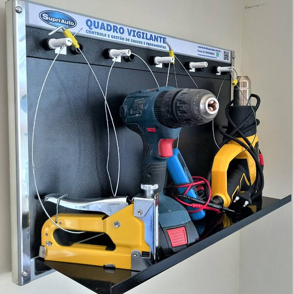 Quadro De Controle De Ferramentas Quadro Vigilante Para 10 Ferramentas ...