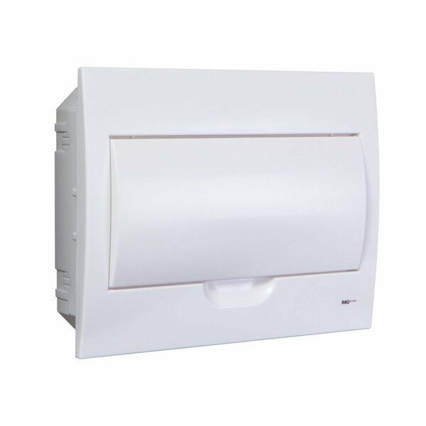 Quadro De Distribuição Margirius Qde-12 De Embutir Para 12 Polos Branco ...