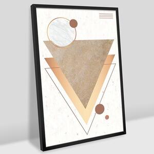 Quadro Decorativo Arte Geométrica 60x90x2,8 Pvc Luven Pre | Leroy Merlin