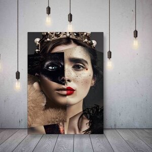 Quadro Decorativo Conceitual Princess Fashion Face - 200x100 Cm | Leroy Merlin