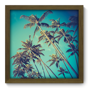 Quadro Decorativo - Coqueiro - 33cm X 33cm - 049qdpm | Leroy Merlin