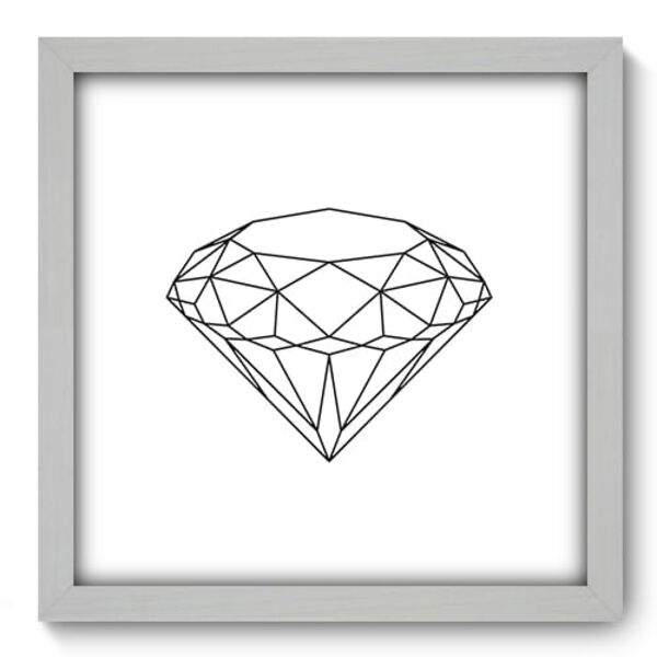 Quadro Decorativo - Diamante - 33cm X 33cm - 369qddb | Leroy Merlin