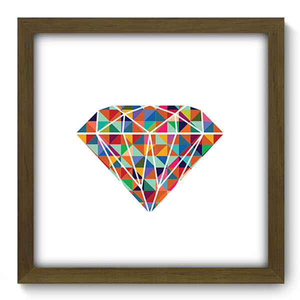 Quadro Decorativo - Diamante - 33cm X 33cm - 442qddm | Leroy Merlin
