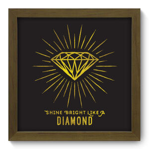 Quadro Decorativo - Diamond - 22cm X 22cm - 039qdrm | Leroy Merlin