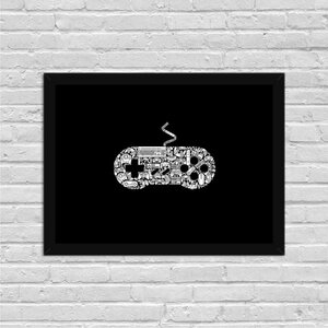 Quadro Decorativo Gamer Controle Oldschool | Leroy Merlin