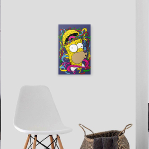 Quadro Decorativo Hommer Simpsons Animado 20x25 | Leroy Merlin