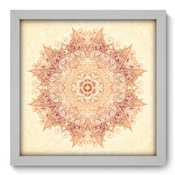 Quadro Decorativo - Mandala - 33cm X 33cm - 053qddb | Leroy Merlin