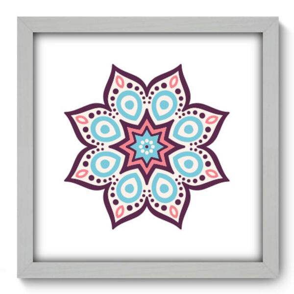 Quadro Decorativo - Mandala - 33cm X 33cm - 212qddb | Leroy Merlin