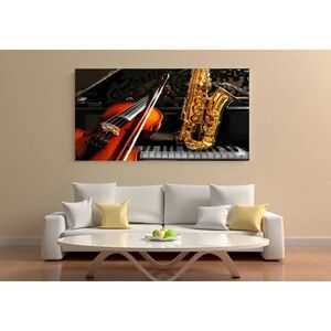 Quadro Decorativo Musical Classic Instruments - 150x80cm | Leroy Merlin