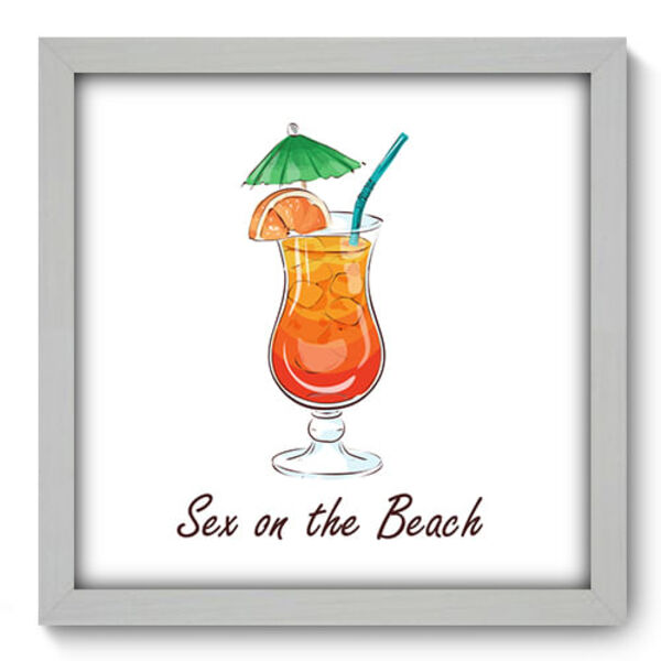 Quadro Decorativo Sex On The Beach 33cm X 33cm 381qdcb Leroy Merlin