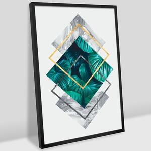 Quadro Decorativo Superfície Losango 40x60x2,8 Pvc Luven Pre | Leroy Merlin