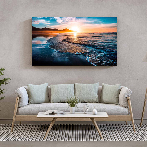 Quadro Decorativo Tela Canvas Paisagem Amazing Beautiful Sunset ...