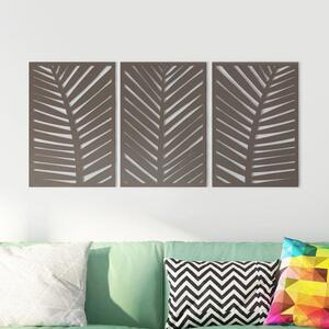 Quadro Decorativo Trio Em Mdf Maranta Brown Granite | Leroy Merlin