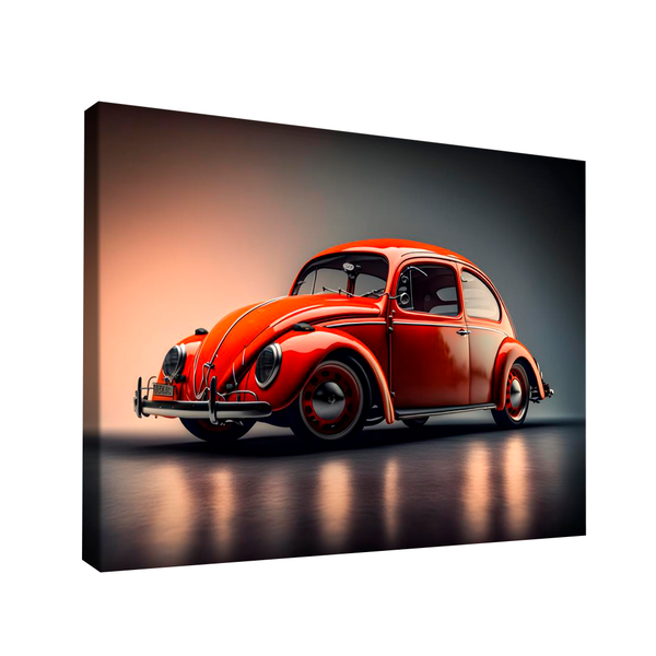 Quadro Fusca Vermelho -- Br Artes | Leroy Merlin