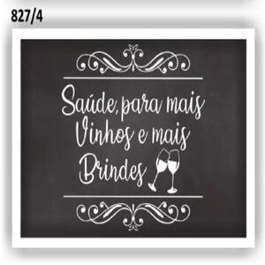 Quadro Guarda Rolhas Grande 40cm Vinho Saude Para Mais Brindes Vinhos ...